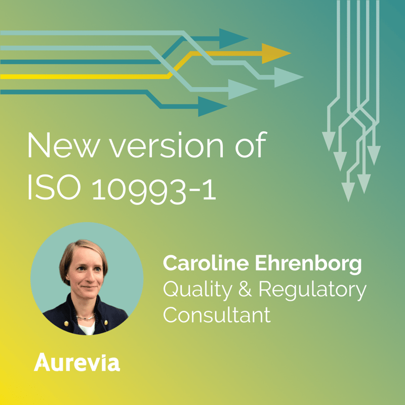 New version of ISO 10993-1 - the core standard for the biological ...